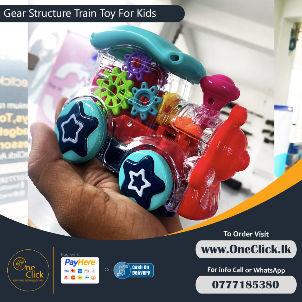 Electric Gearwheel Train Toy for Kids OneClick