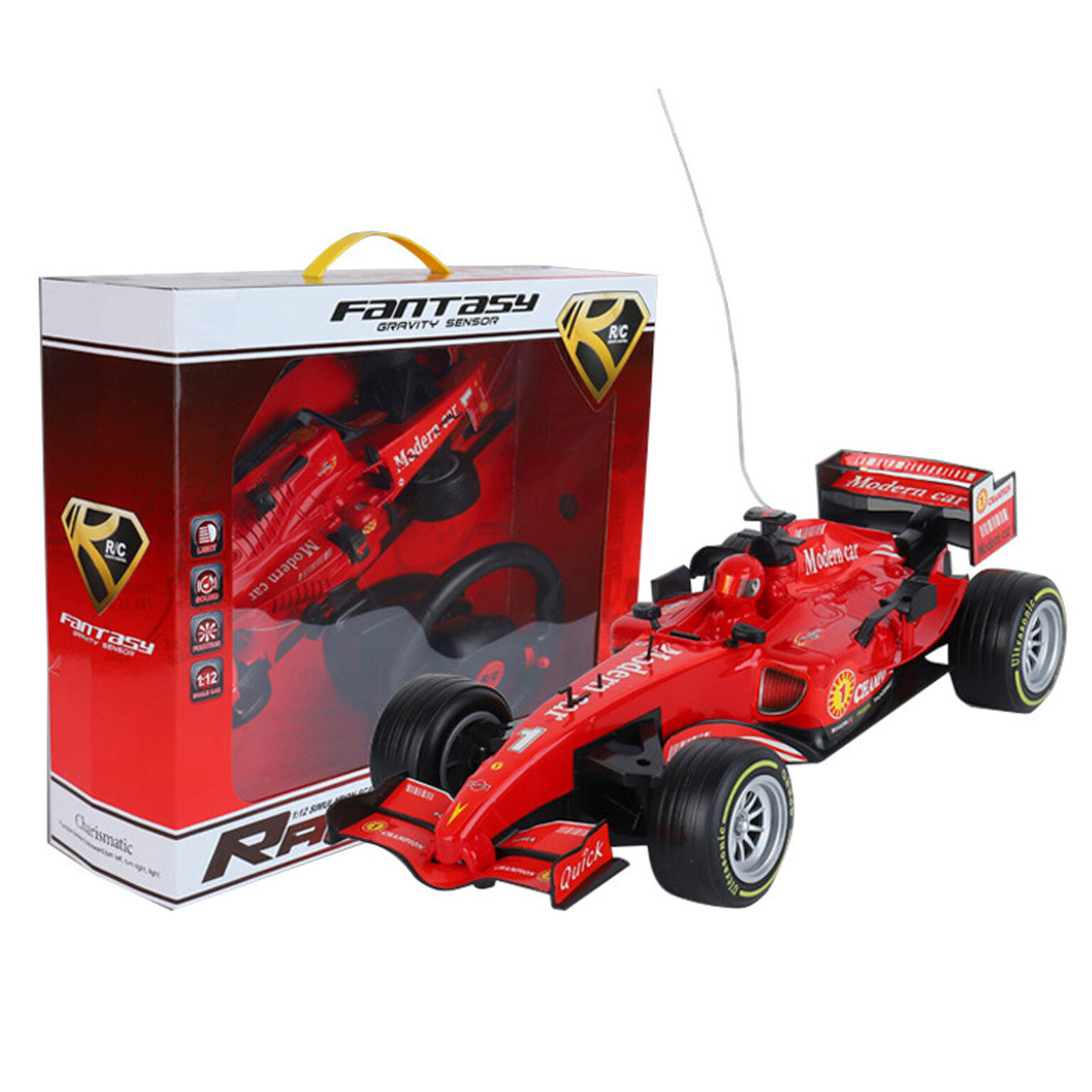 Formula1 Rechargeable RC car with Gravity sensor - OneClick