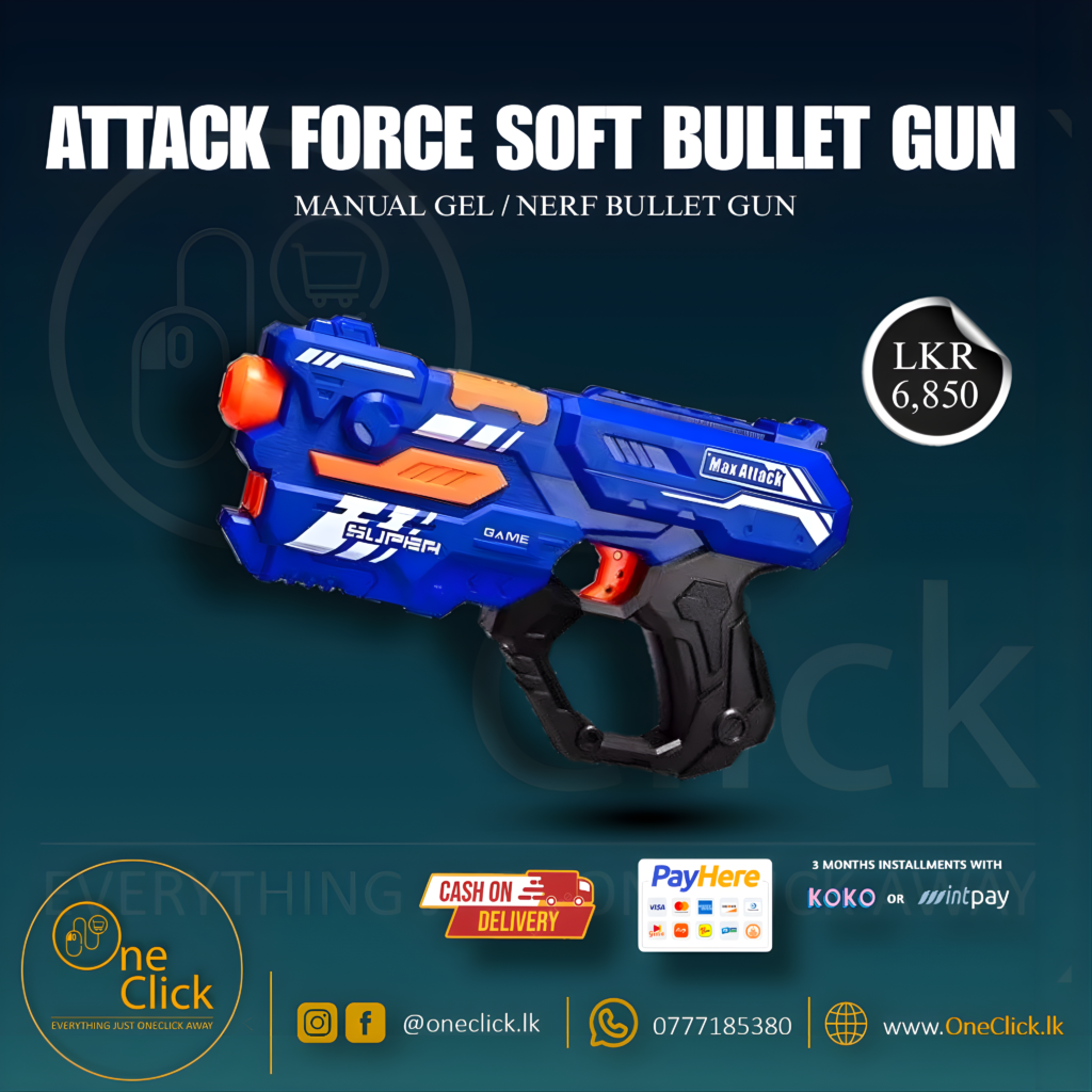 Attack Force NERF Bullet Gun - OneClick