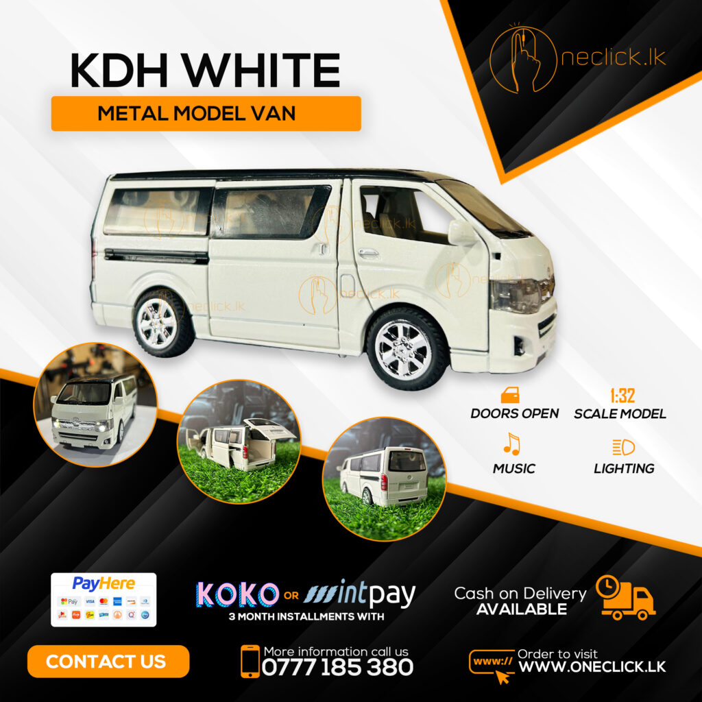 Toyota KDH Van Model (White)