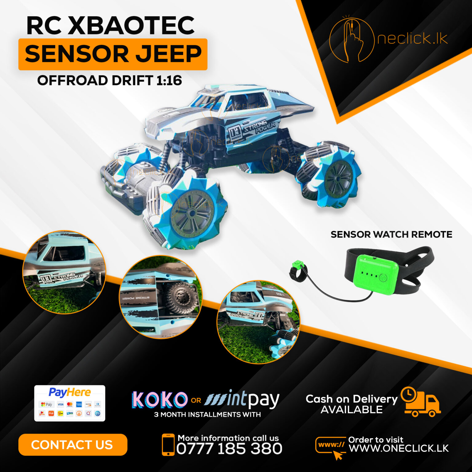 RC Xbaotec Sensor Jeep (Blue)